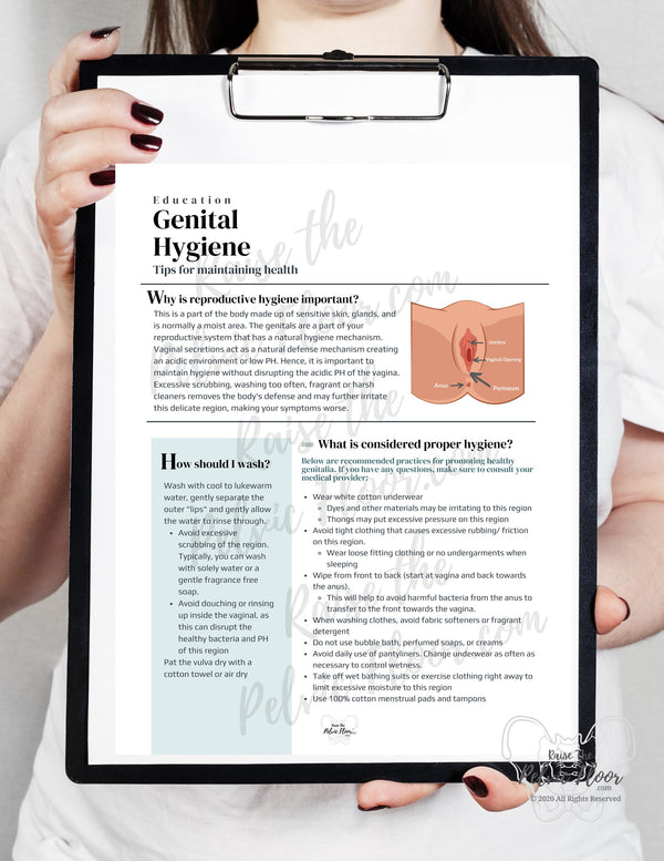 Digital Download- Reproductive/ Genital Hygiene and Vulvar Care Patien ...
